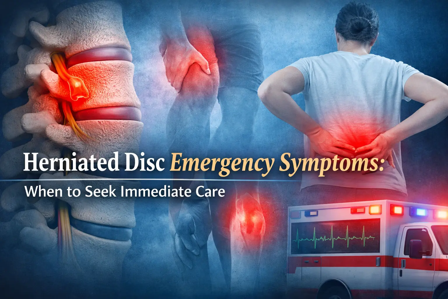 Herniated Disc Emergency Symptoms | Orthobiologics Associates